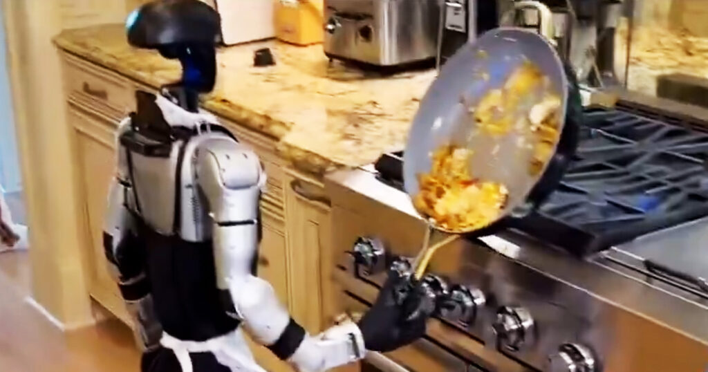 Robot Cooking Attempt Goes Viral, Causes Kitchen Chaos - THENCVOICE